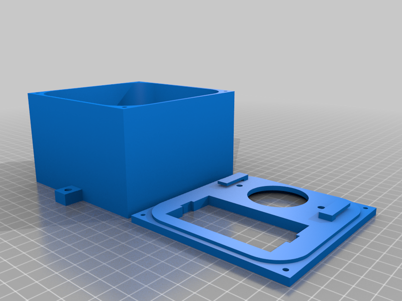 4x4x3 Outlet Box for Drok LED Power Meter and NEMA Outlet by Jeff ...