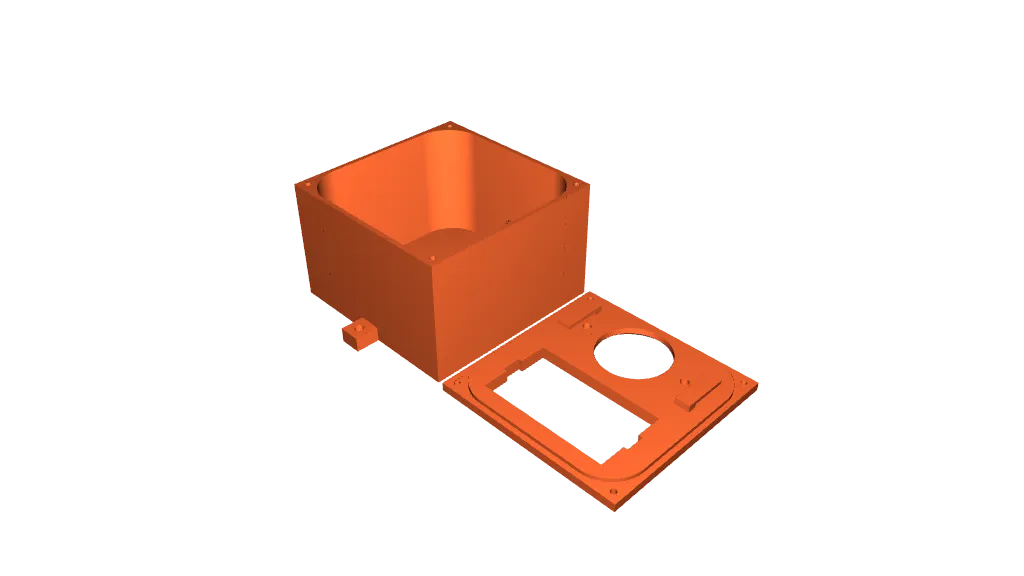 4x4x3 Outlet Box for Drok LED Power Meter and NEMA Outlet by Jeff ...