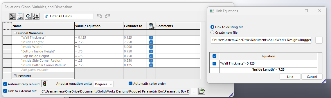 Parametric Box - SolidWorks por Michael Roth | Descargar modelo STL ...