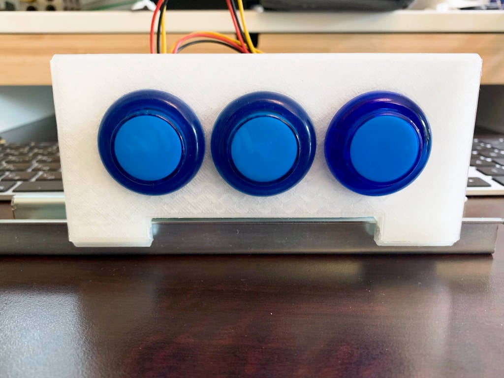 Din Rail mount for 30mm Arcade Buttons by NotLikeALeafOnTheWind ...