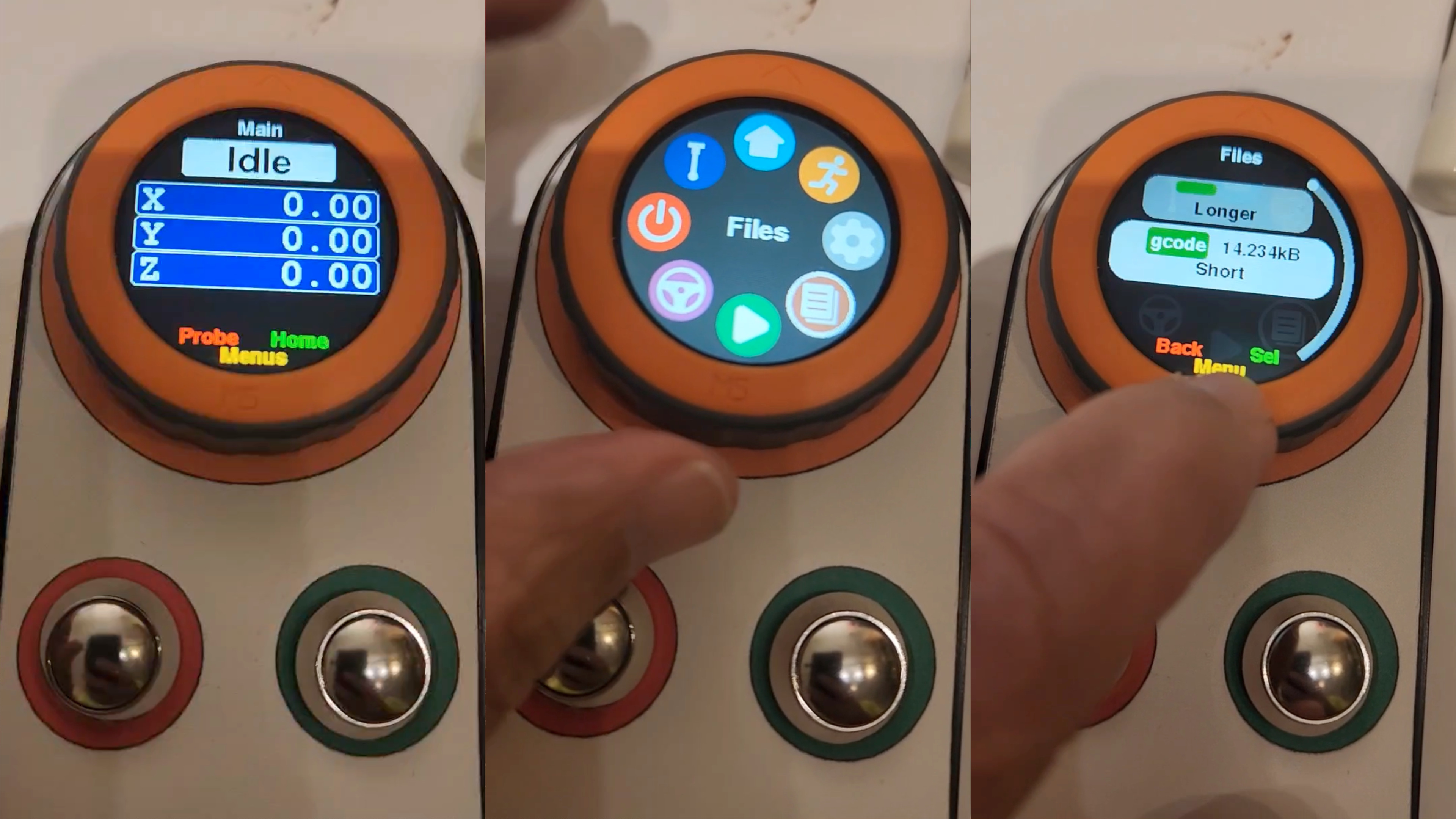 Case for "Fluid Dial" CNC pendant for FluidNC based on M5 Stack Dial ...