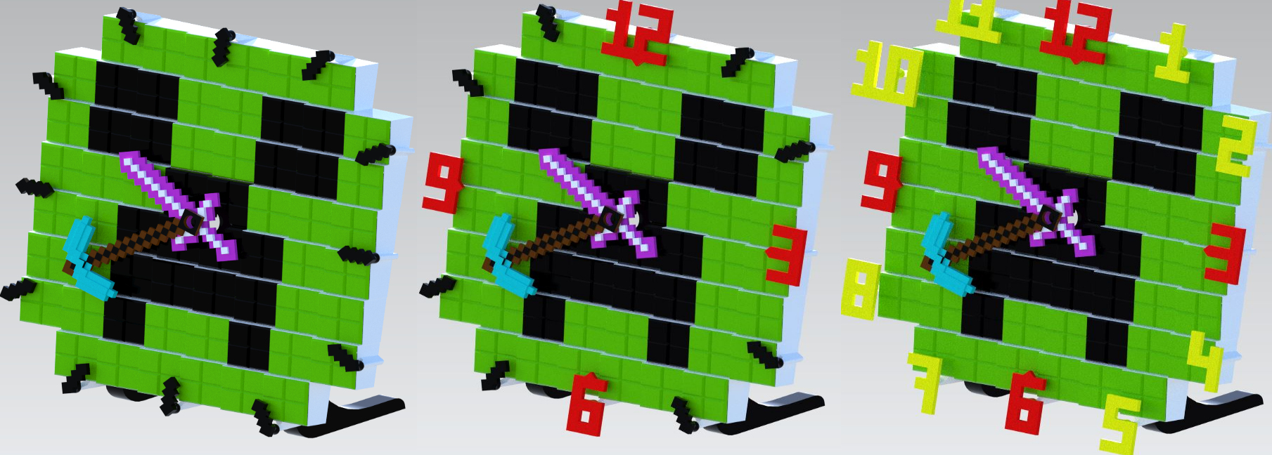 Clocks from Blocks by Vektor | Download free STL model | Printables.com