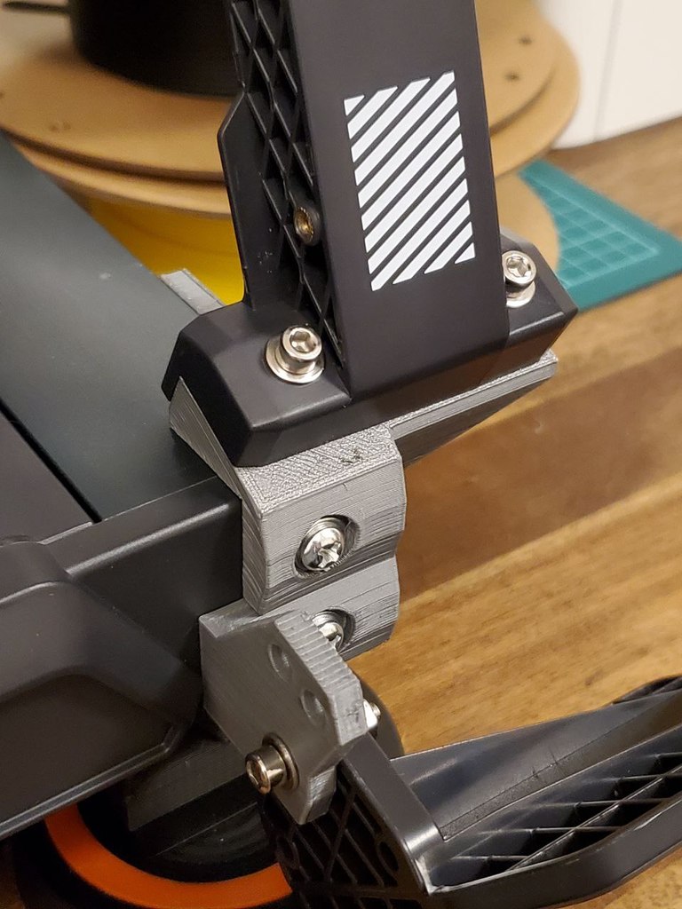 Spool holder relocation to right front corner of Elegoo Neptune 3 Pro ...