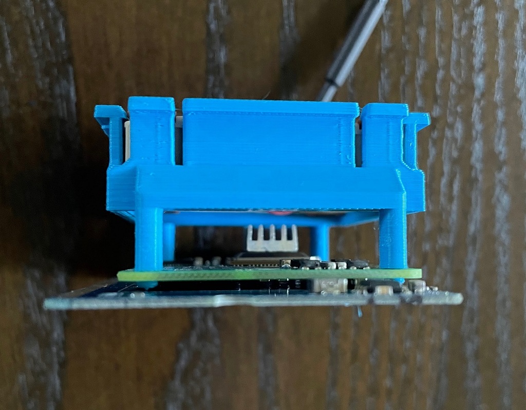 Raspberry Pi Cm4 40mm Fan Mount For Noctua Nf A4x10 By Pixiewrangling Download Free Stl Model 