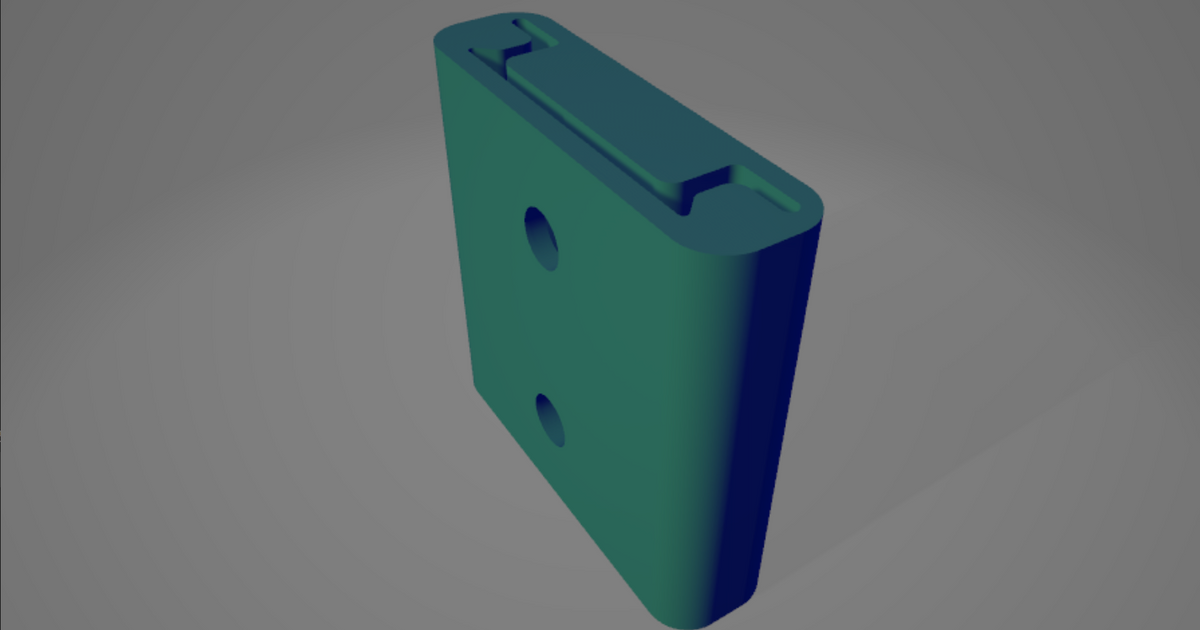 DIN Rail Coupling by CodyJ | Download free STL model | Printables.com