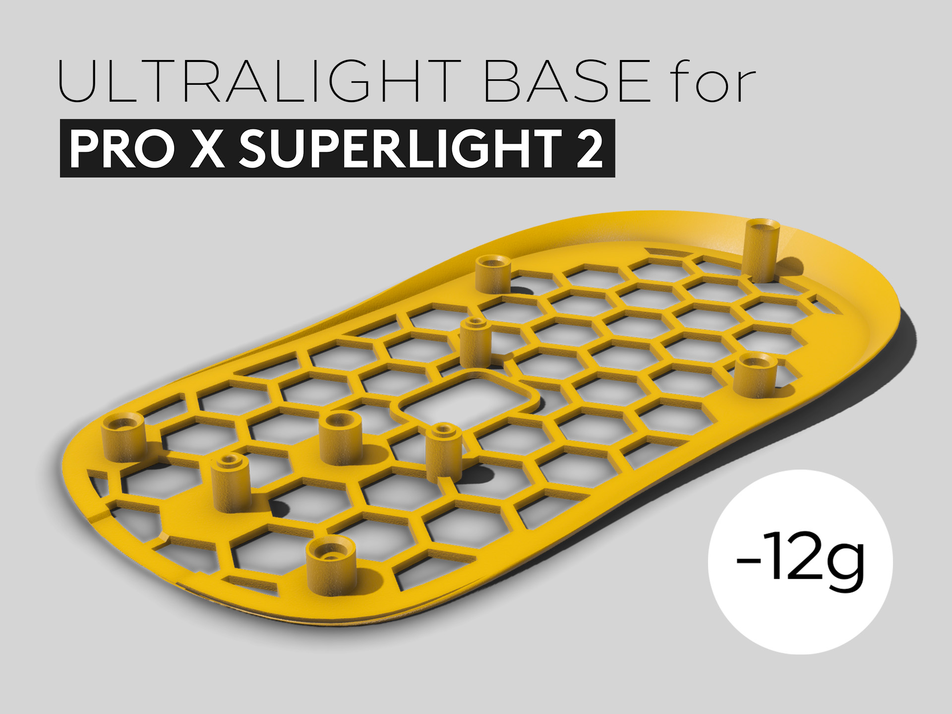 Ultralight Base for Logitech G Pro X Superlight 2 (Free Version) od ...