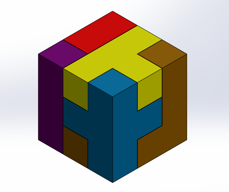 Puzzle cube (with magnets) by ProBuiild | Download free STL model ...