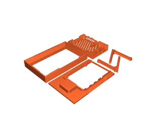 Octoprint / OctoDash 5 Inch DSI Display Case by Hacko | Download free ...