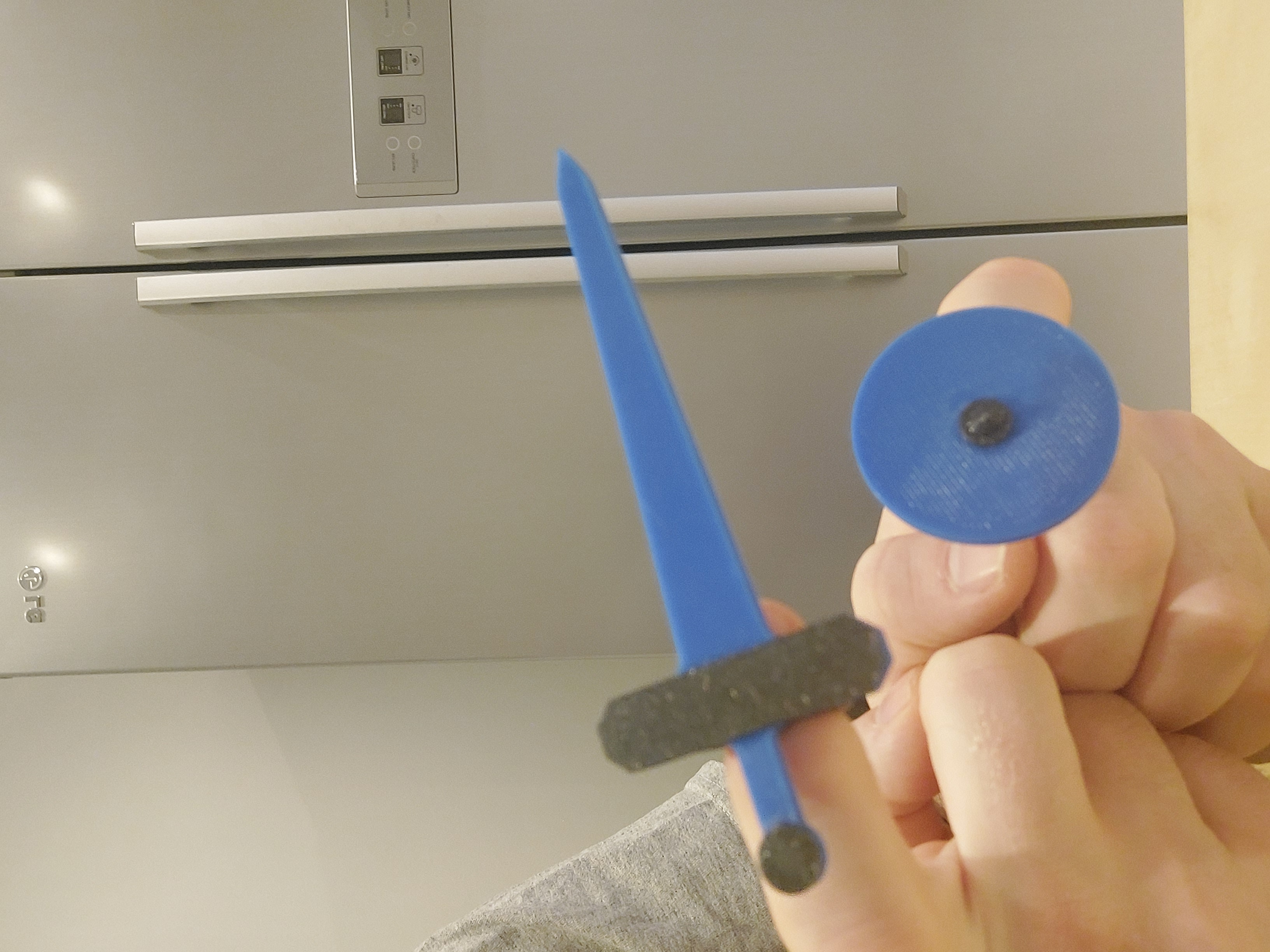 Finger Sword And Shield by Jdraper | Download free STL model ...