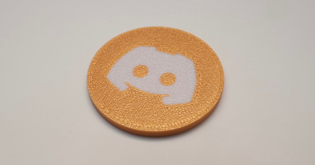 Discord logo coin by Fox Youjin | Download free STL model | Printables.com