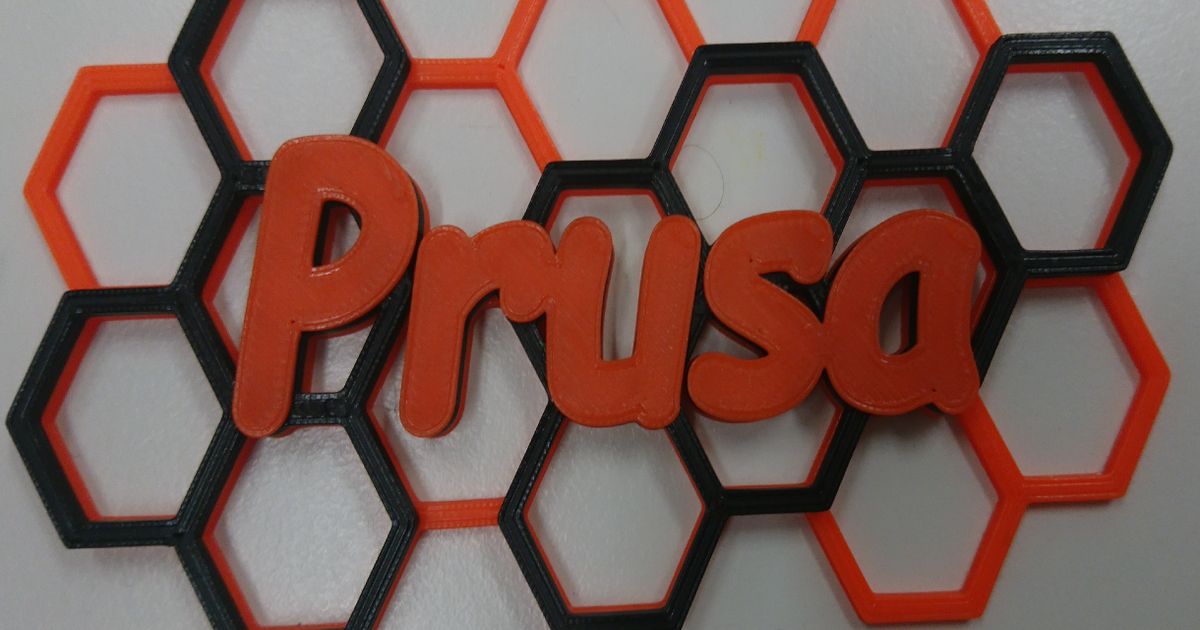 Prusa label by Wexik | Download free STL model | Printables.com