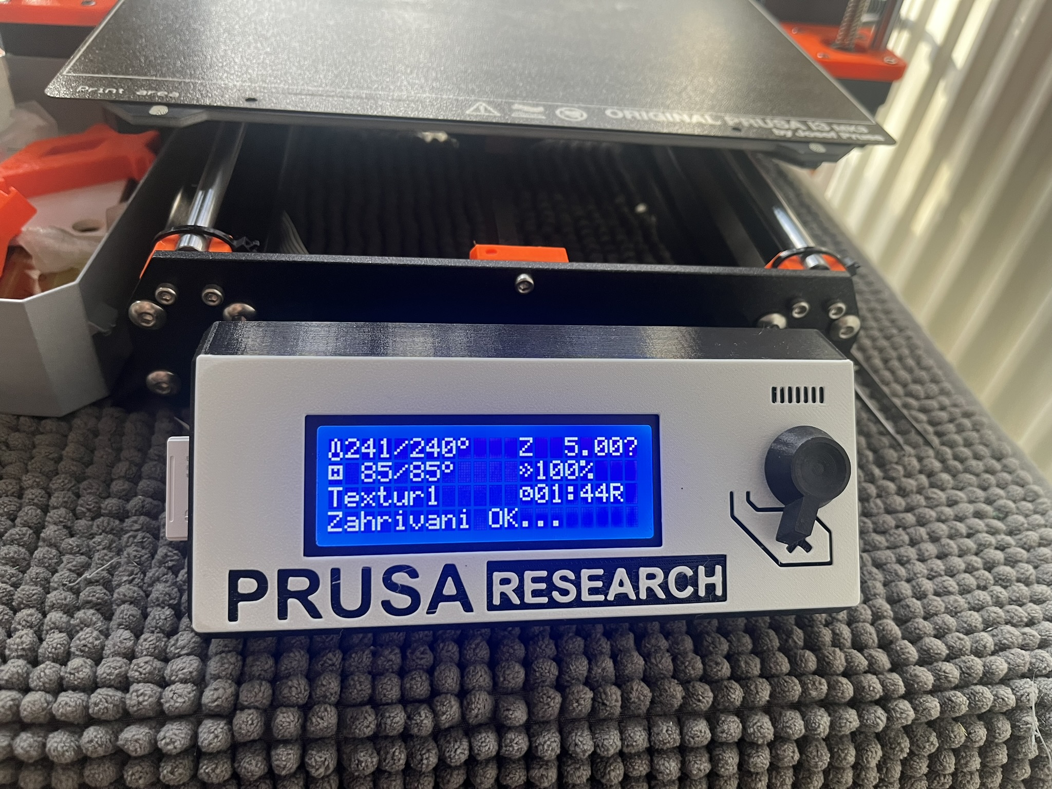 PRUSA RESEARCH LCD COVER UPGRADE FOR YOUR LCD SCREEN by tim.s37 ...