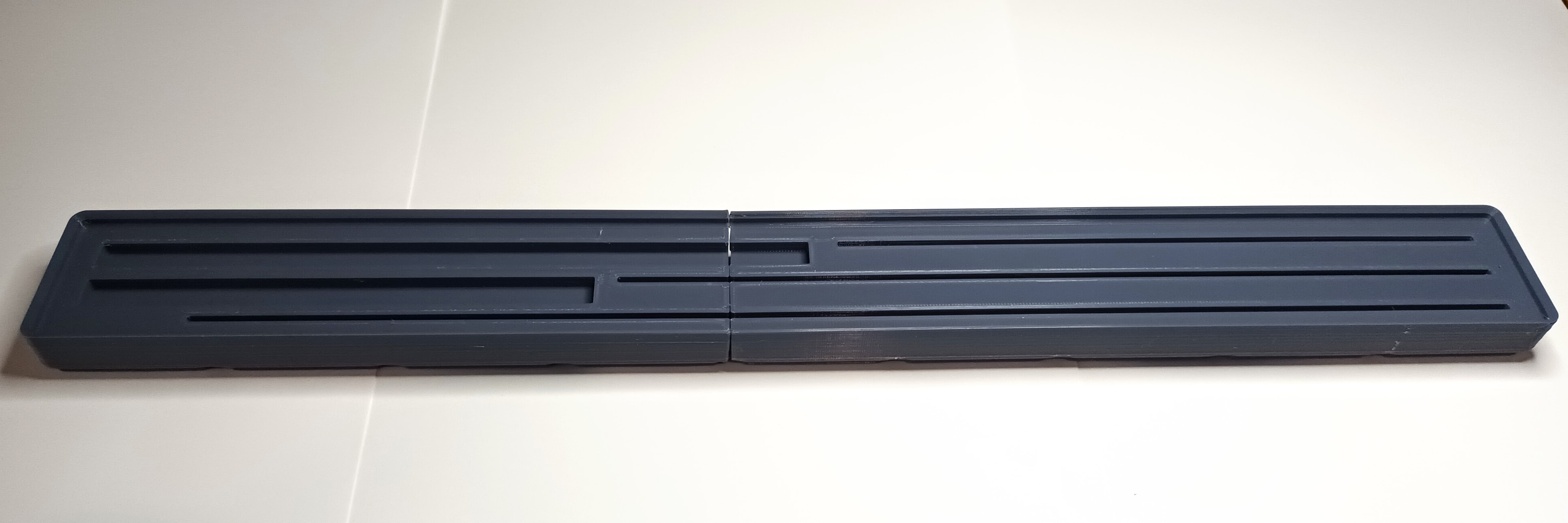 Gridfinity Steel Ruler & Pencil Holder - 1x9 Split Organizer by Alan ...