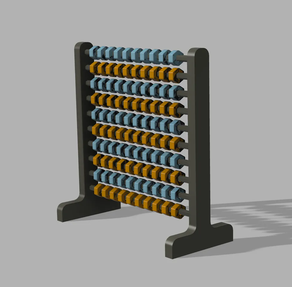 ABACUS - your grandma's favorite school calculator by Quido Wagner | Download free STL model ...