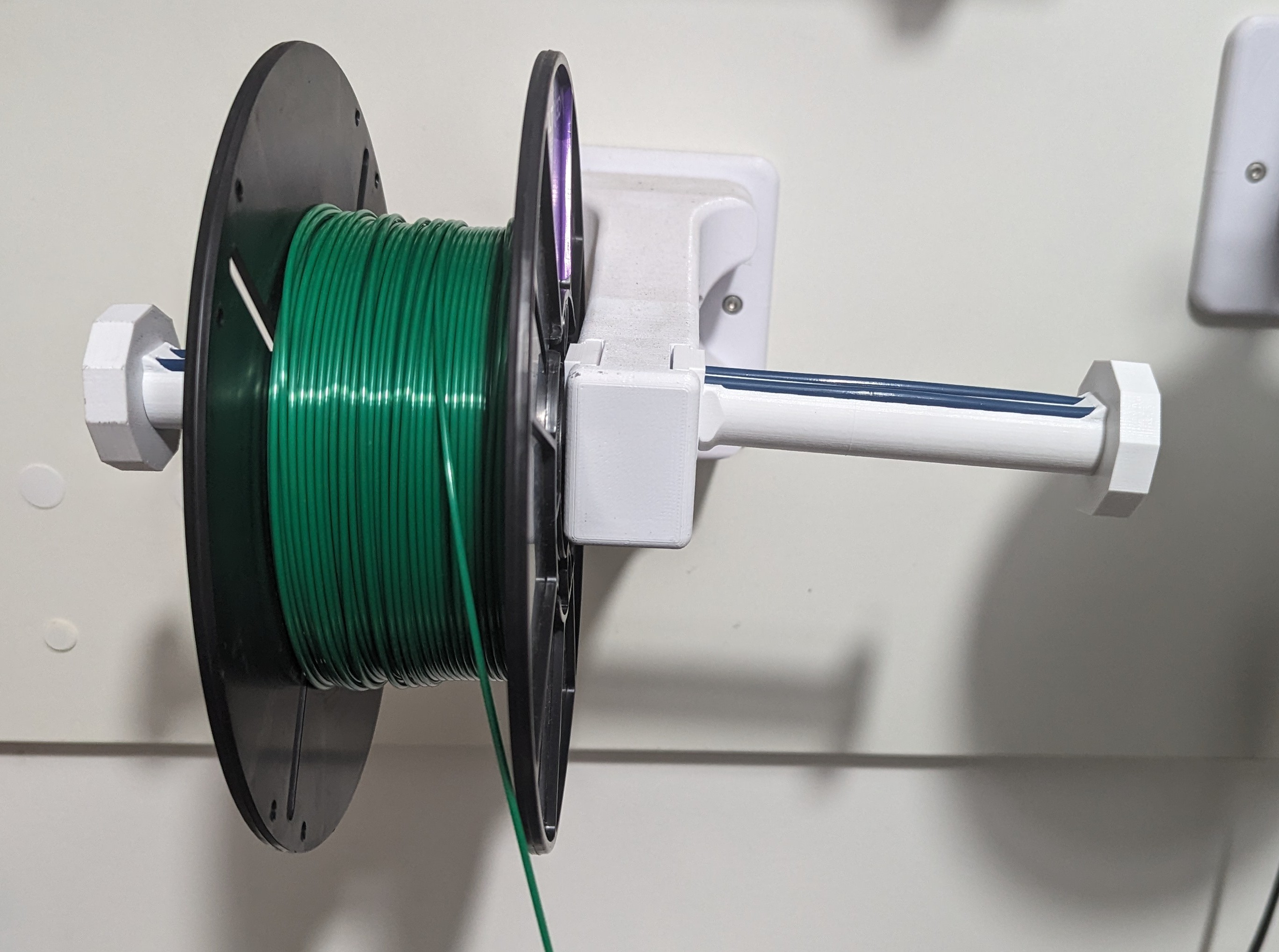 Spool holder - wall - doble - filler - PTFE tube by edmar | Download ...