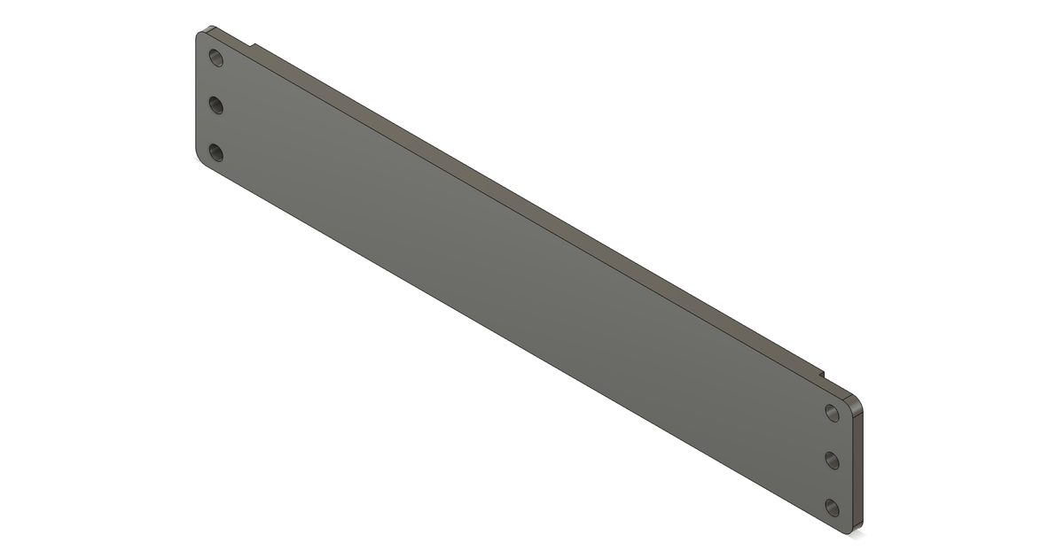 10' - 1U - Server Rack Template by Yury Komarov | Download free STL ...