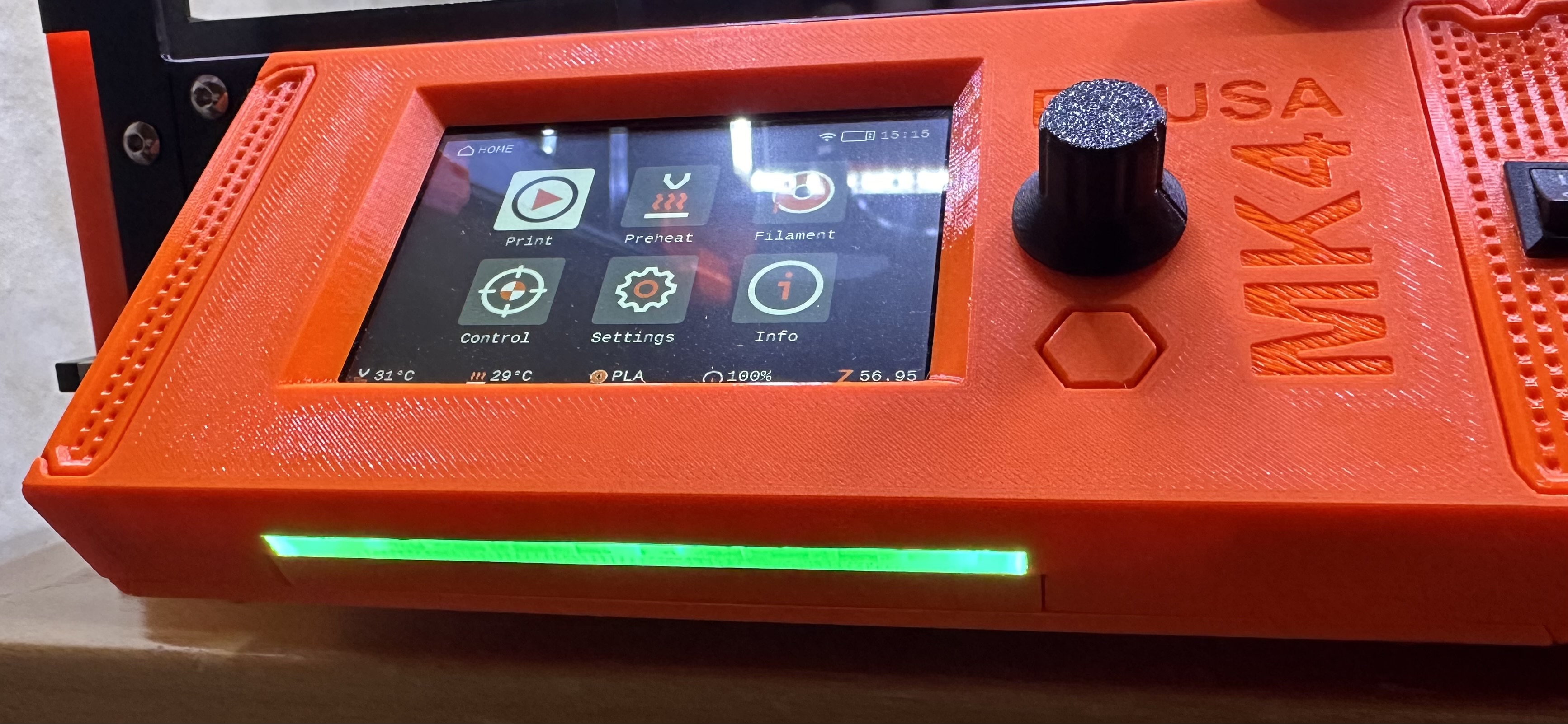 MK4 LCD Front Modular Control Panel for PrusaBox by Printer-Box Remix ...