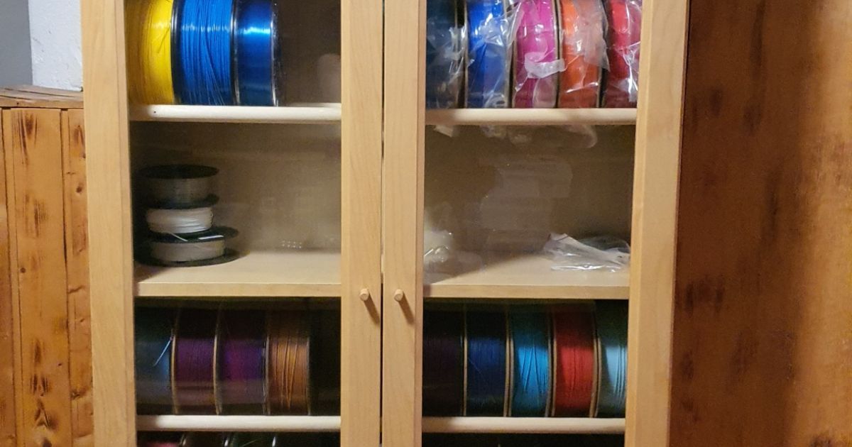 Ikea Billy Mounting Brackets Filament Rack by Druckbar | Download free ...