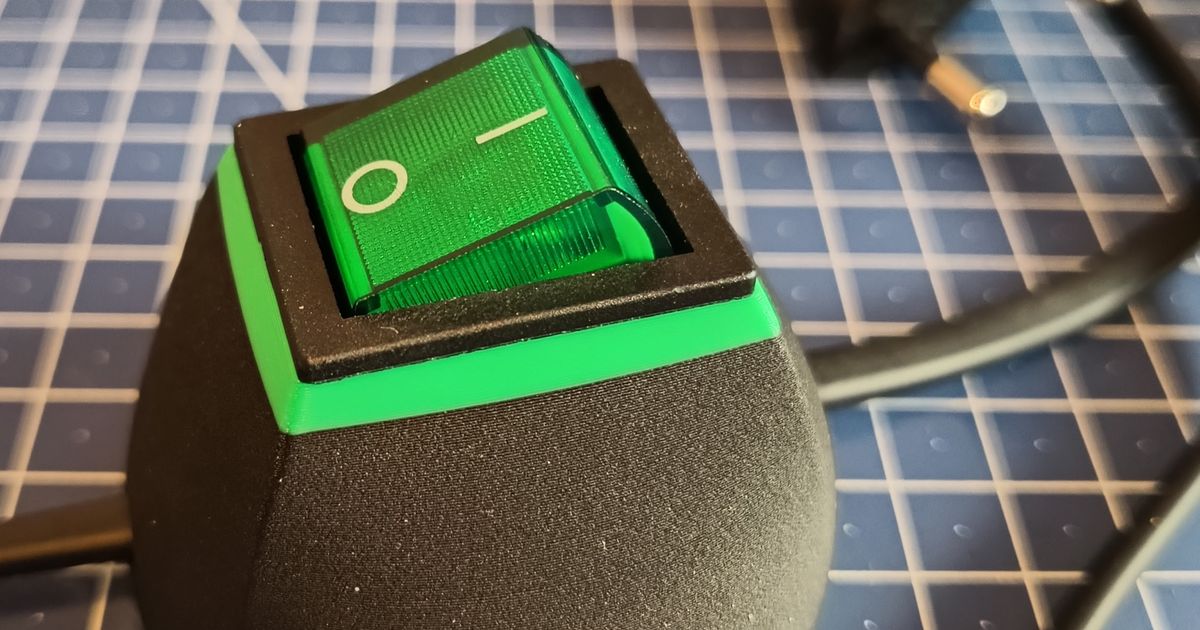 Rocker Power Switch by BudvarBoy | Download free STL model | Printables.com