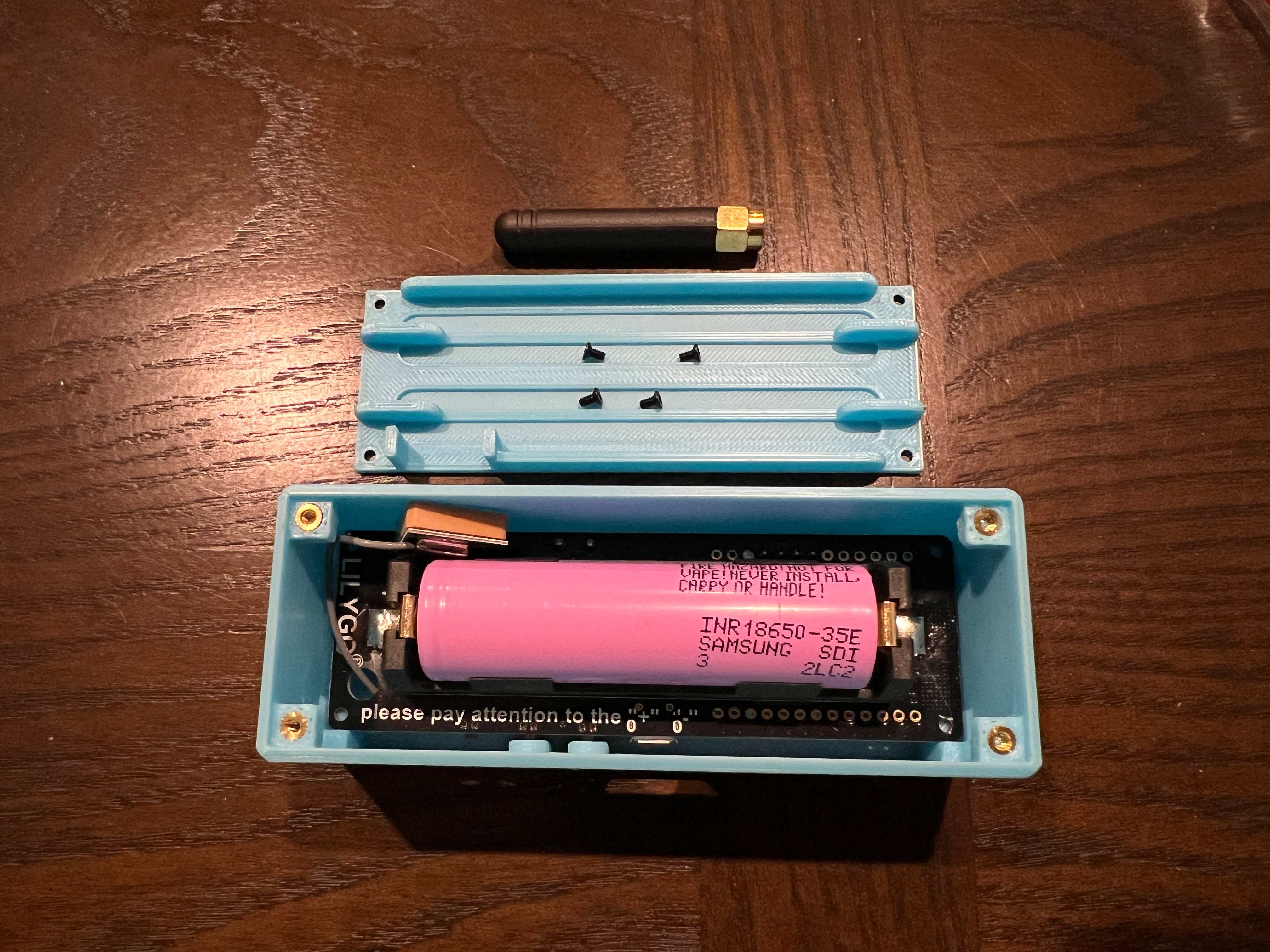 Simple T-Beam Case with screen cutout and built-in buttons by ...