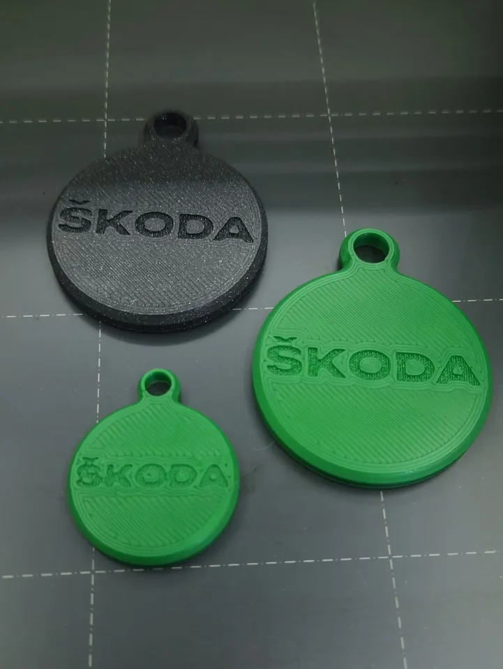Skoda Keychain by Elorean | Download free STL model | Printables.com