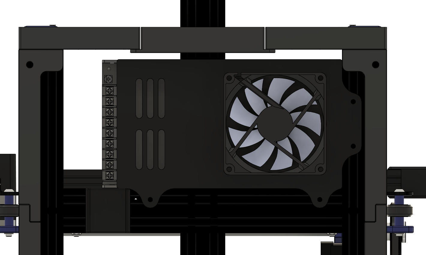 Ender 3 V2 PSU Cover 92mm Fan by Robin Dorst | Download free STL model ...
