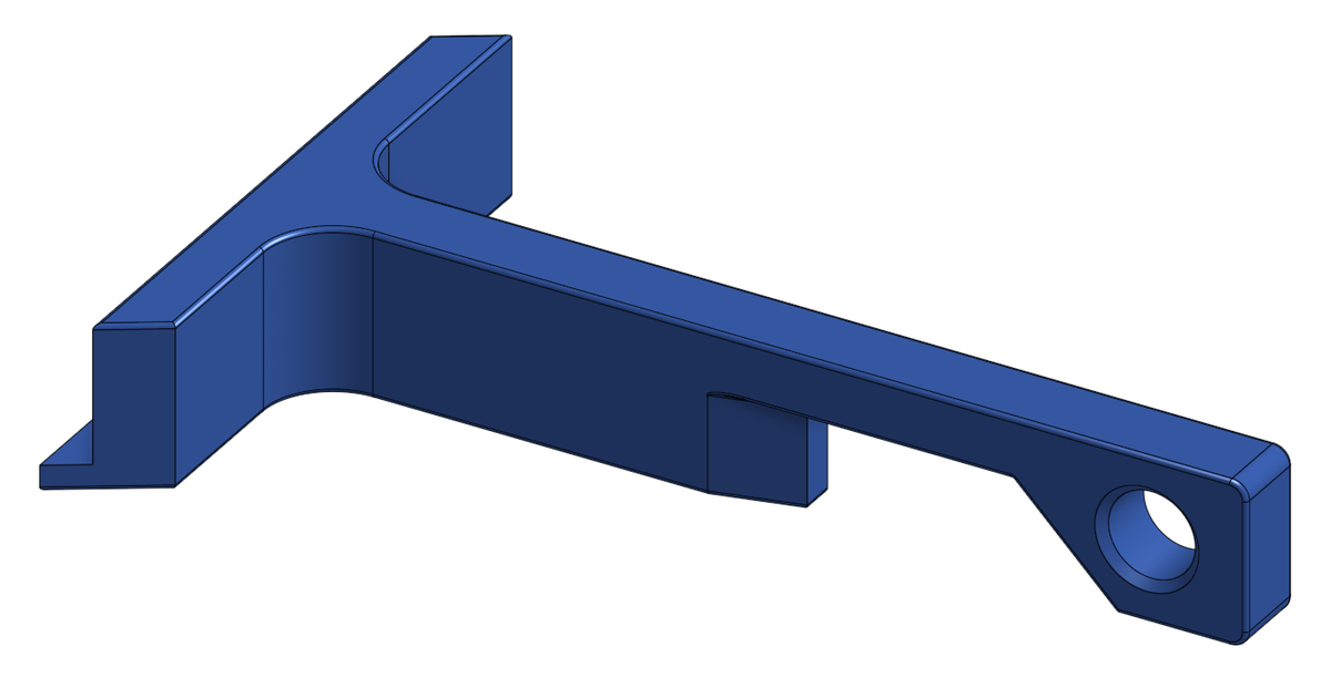 Window retainer for bottom-hung windows by deneaux | Download free STL ...