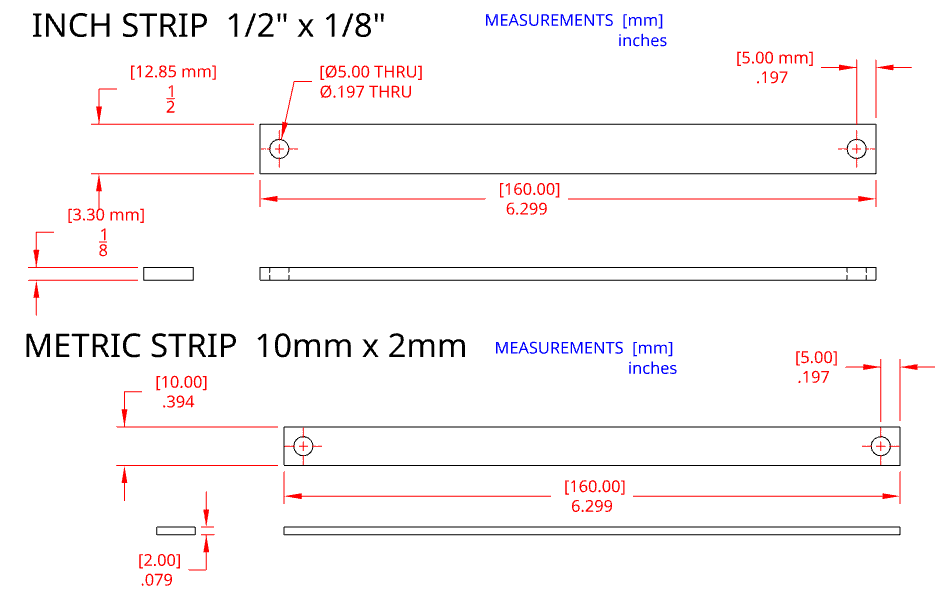 Drill Bit Gauge/Sizer - Inch and Metric by kaje | Download free STL ...