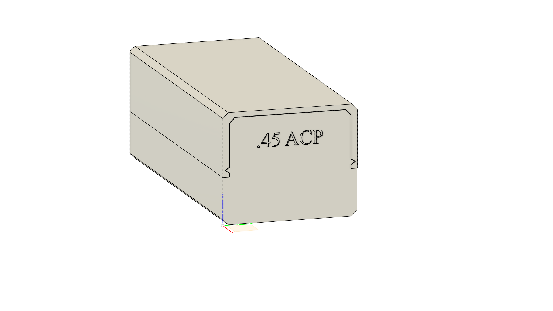.45 ACP Ammo box by Hazard2913 | Download free STL model | Printables.com