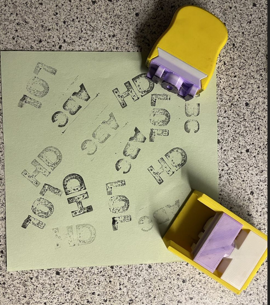 Customizable 3D printed rubber stamps by Sebazzz | Download free STL ...