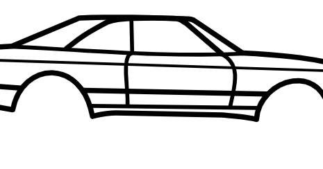 Mercedes-Benz 560 SEC AMG (1989) by CarDesignLab | Printables Store