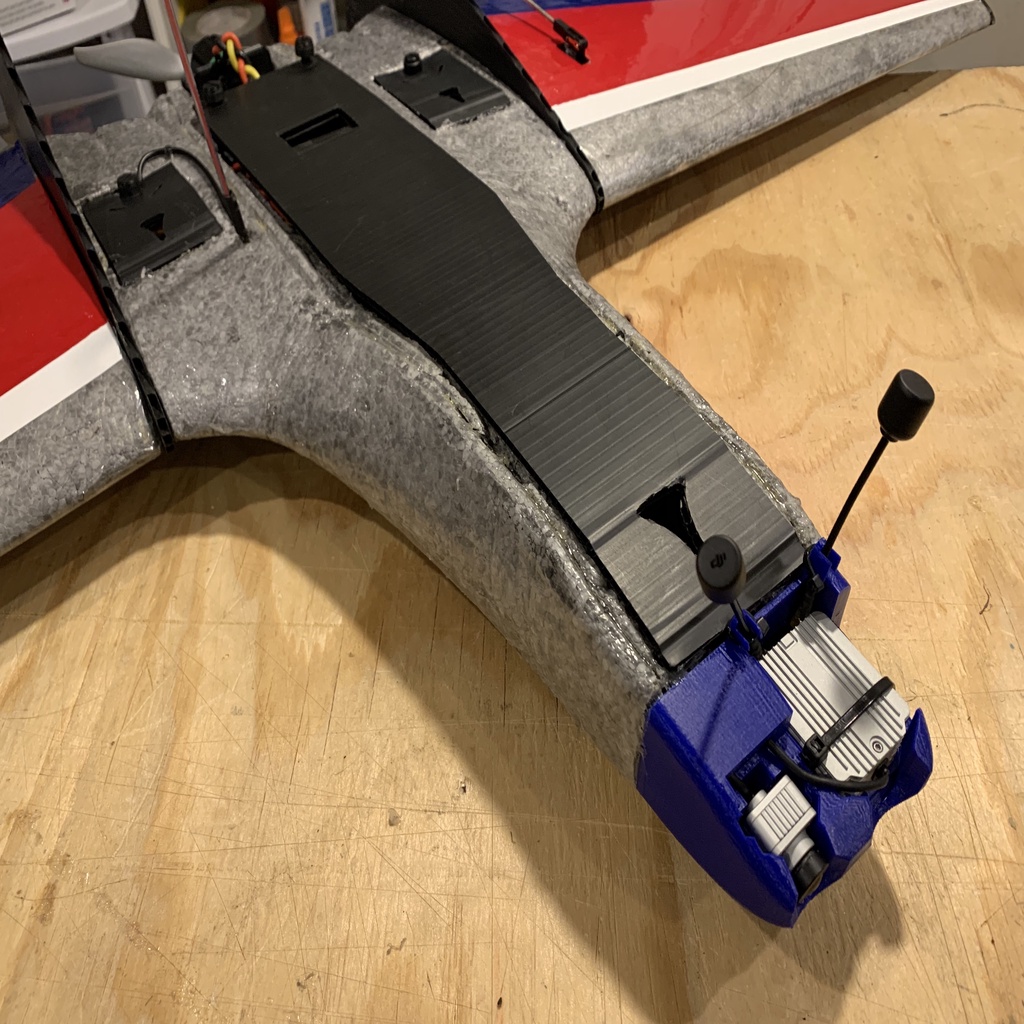 Mini Drak nose for DJI FPV air unit with pan option by appelm ...