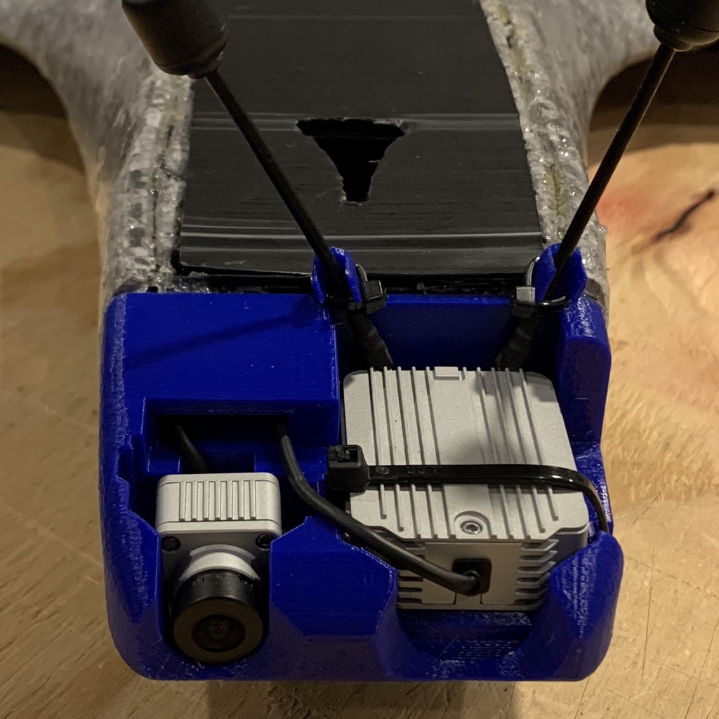 Mini Drak nose for DJI FPV air unit with pan option by appelm ...