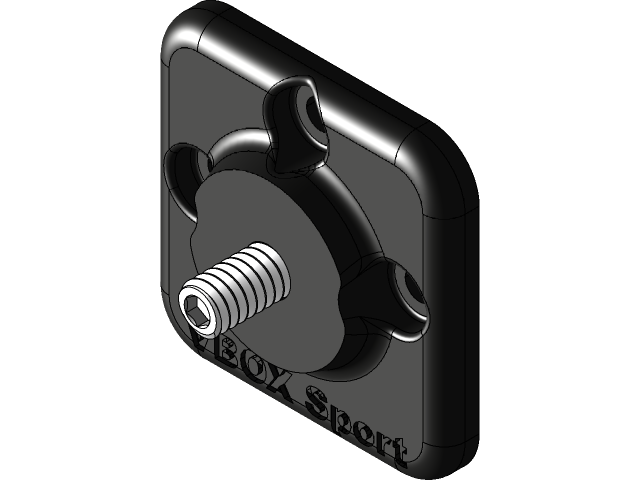 VBox Sport 1/4" "Camera" mount by Magnar Tharaldsen | Download free STL ...