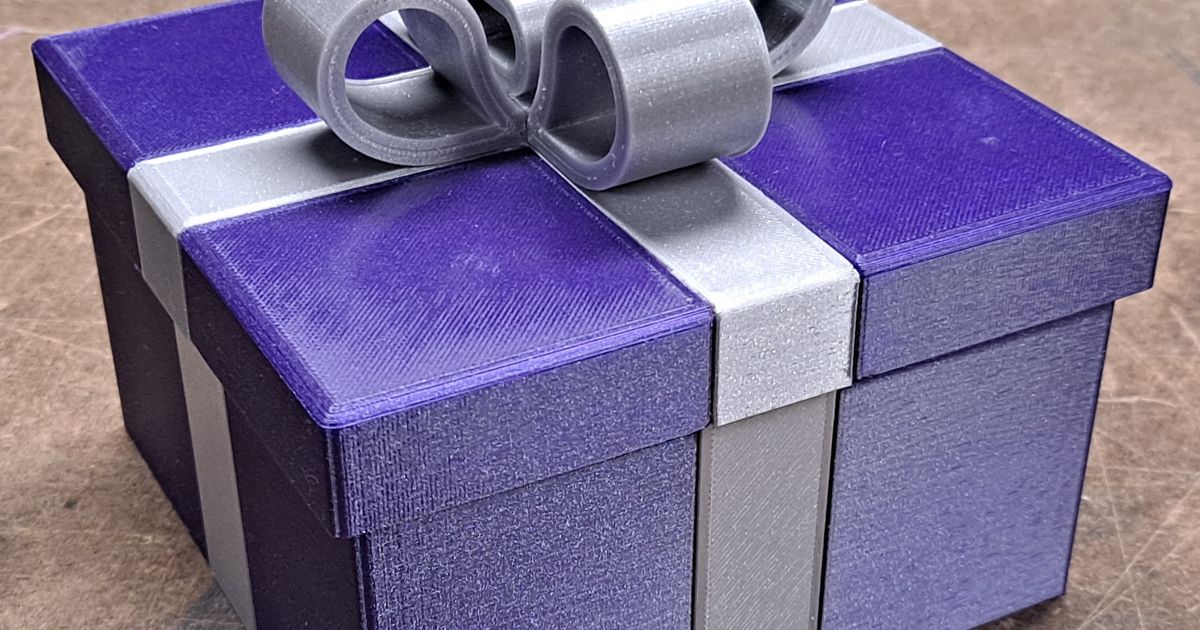 Gift Box 2 by BTuck | Download free STL model | Printables.com