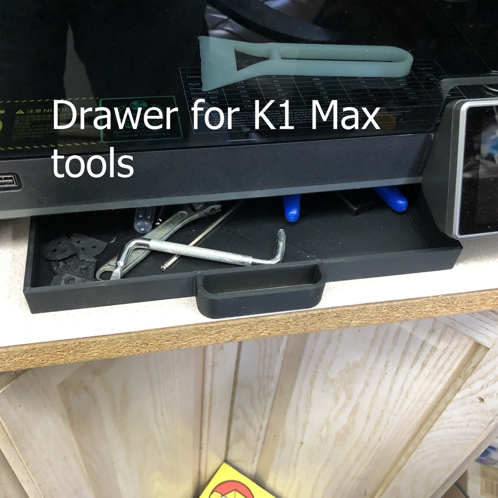 Drawer for K1 Max tools by Gordyt47 | Download free STL model ...