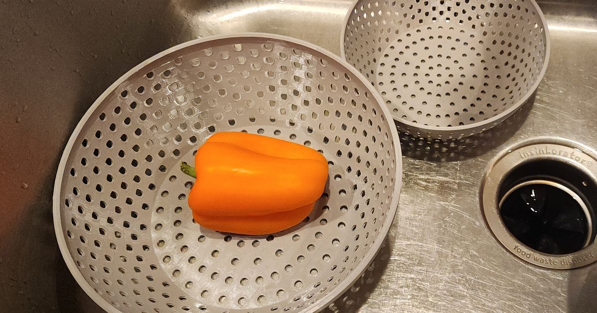 Colanders - No Supports by Triple G Workshop | Download free STL model ...