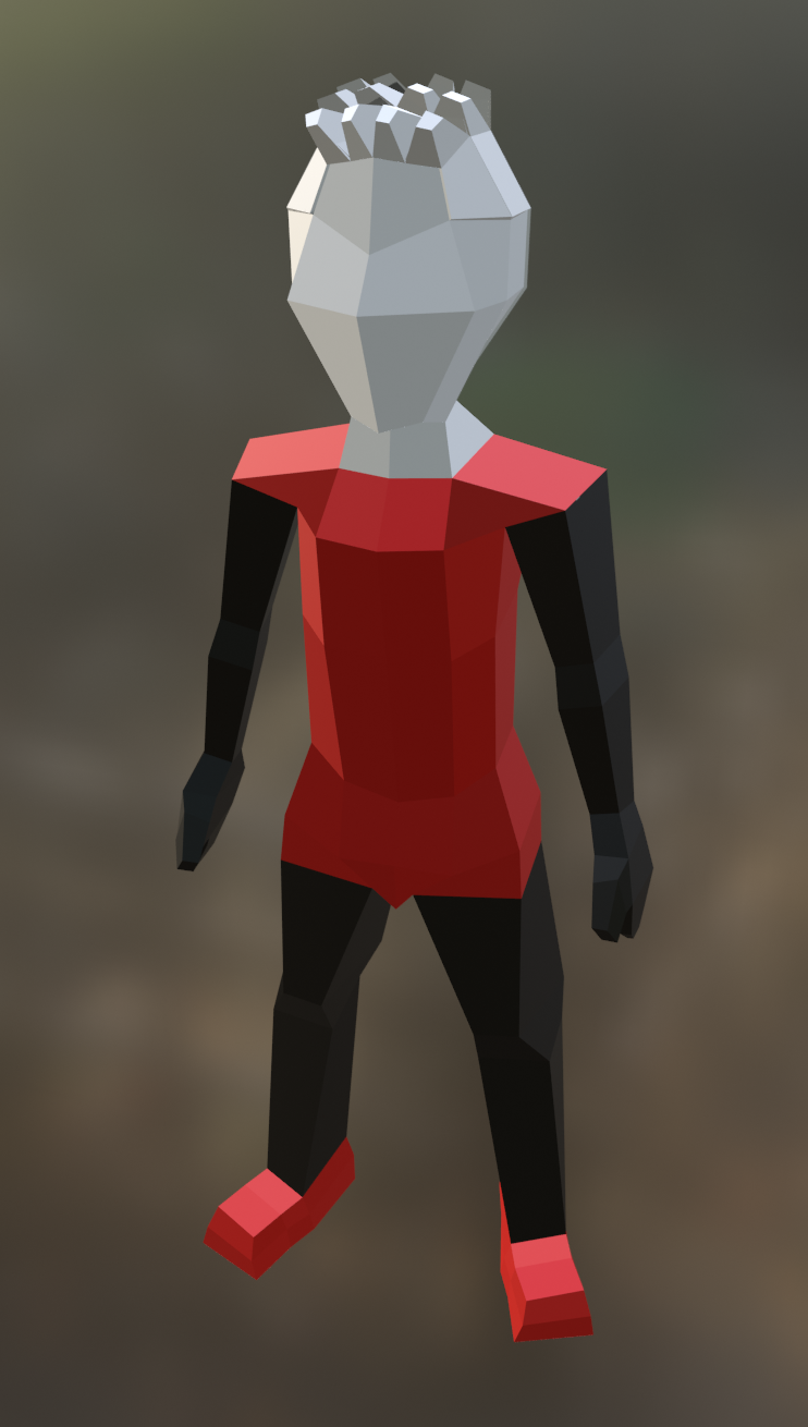 Low Poly Person by Devise3D | Download free STL model | Printables.com