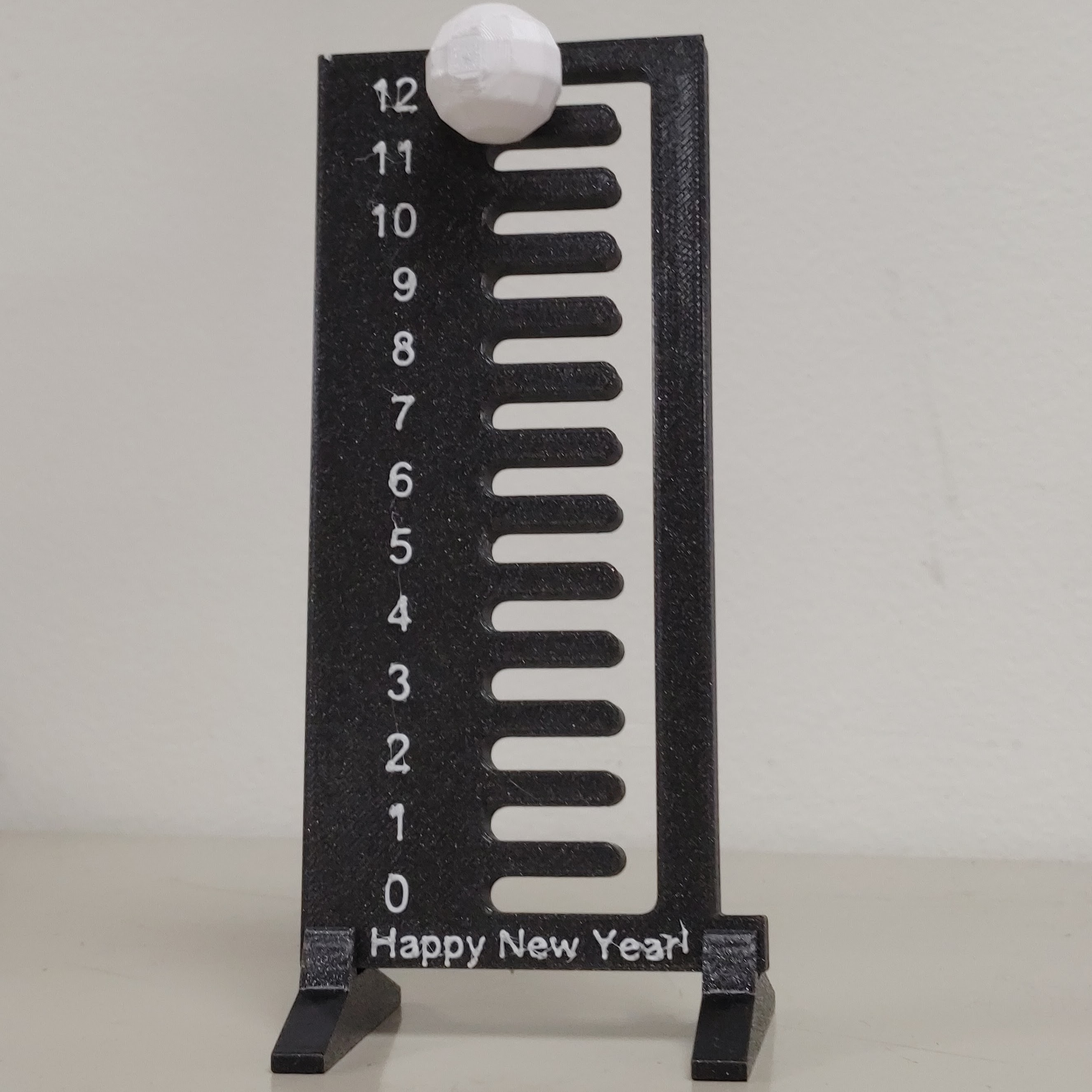 Hours Till the New Year Counter by ZDArnold0 | Download free STL model ...