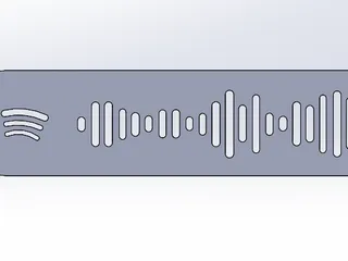 Spotify code New Year’s Day by The perfect layer | Download free STL ...