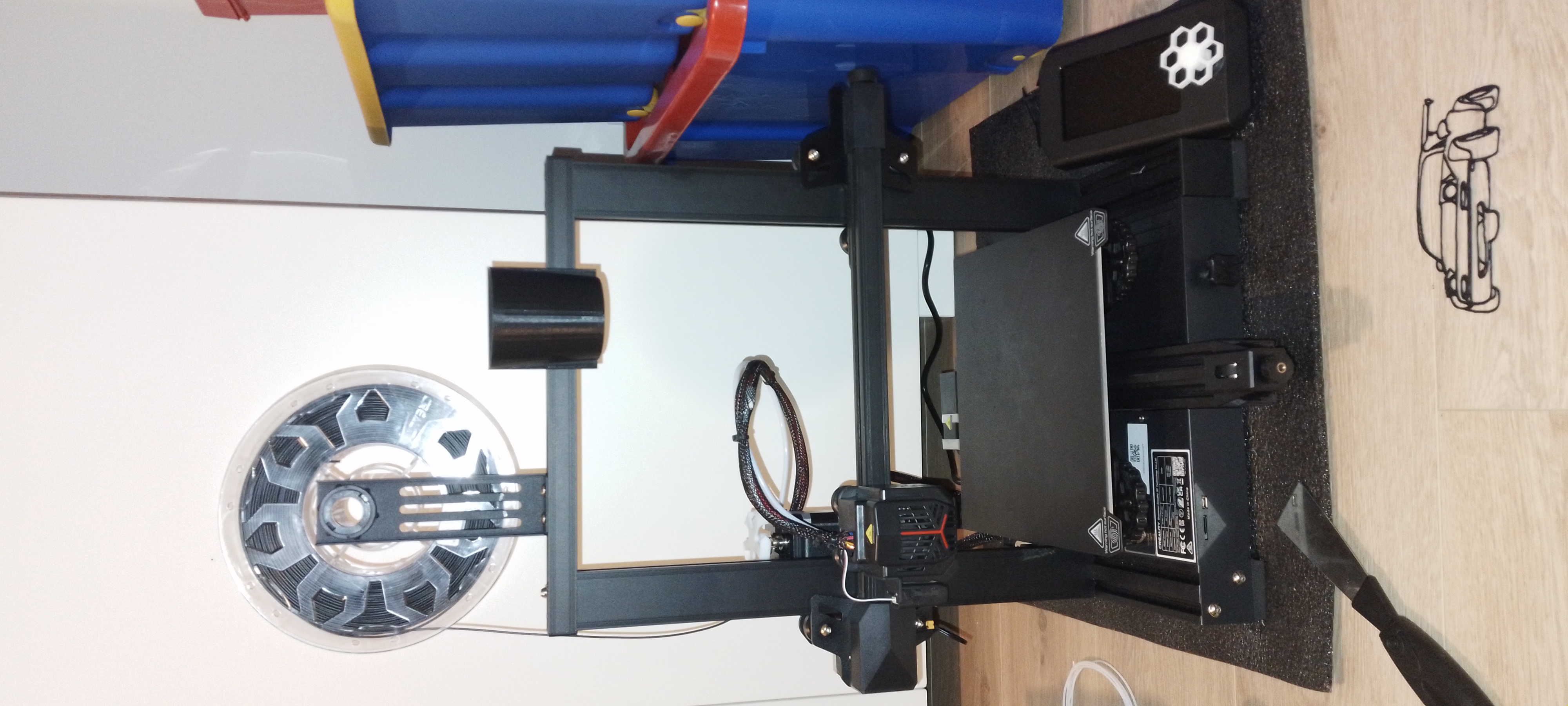 Ender 3 V2 neo bin/unstable tool holder by Melčor | Download free STL ...