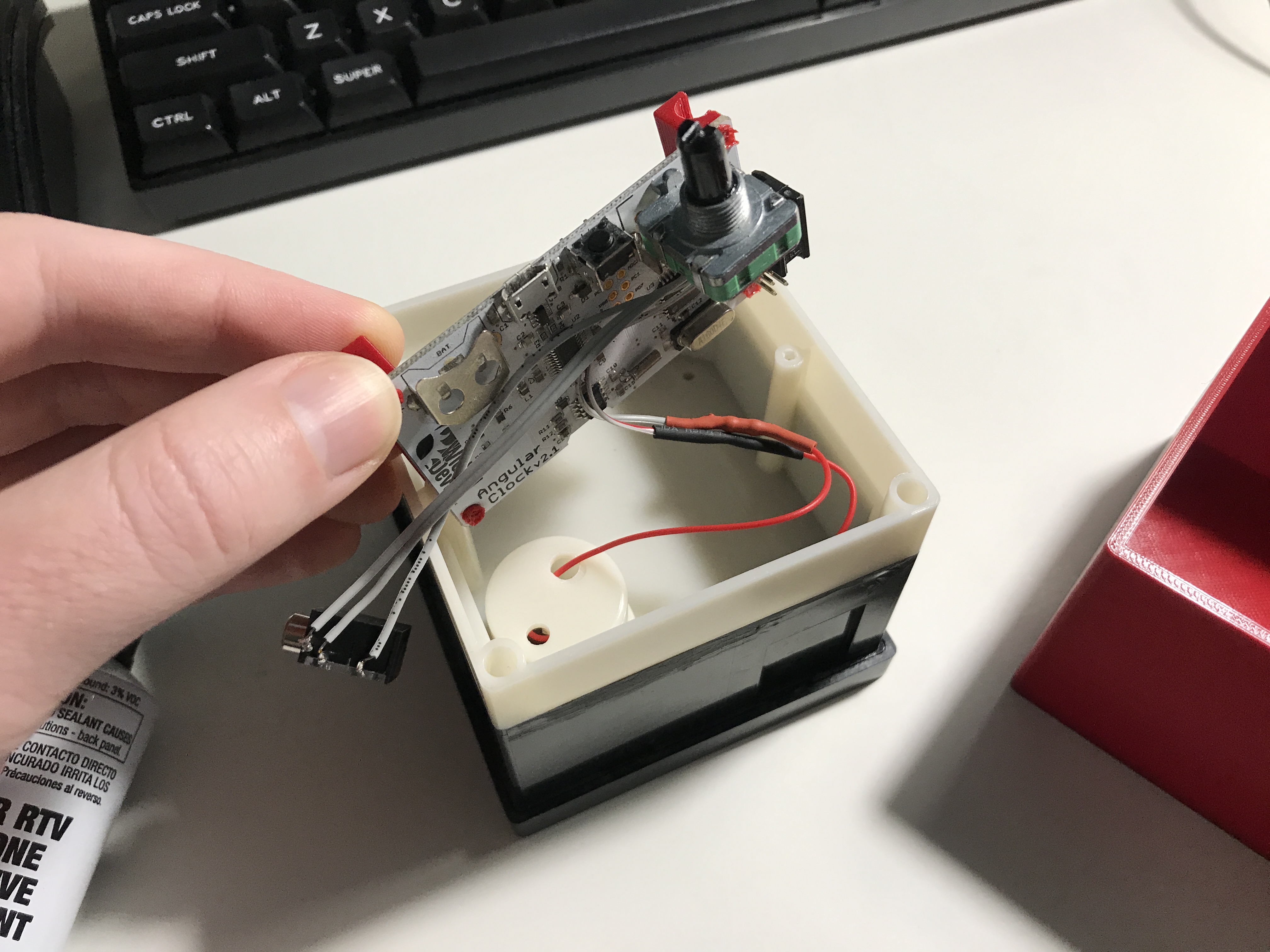 Daisy-Chain Voltmeter Clock by clockspot | Download free STL model ...