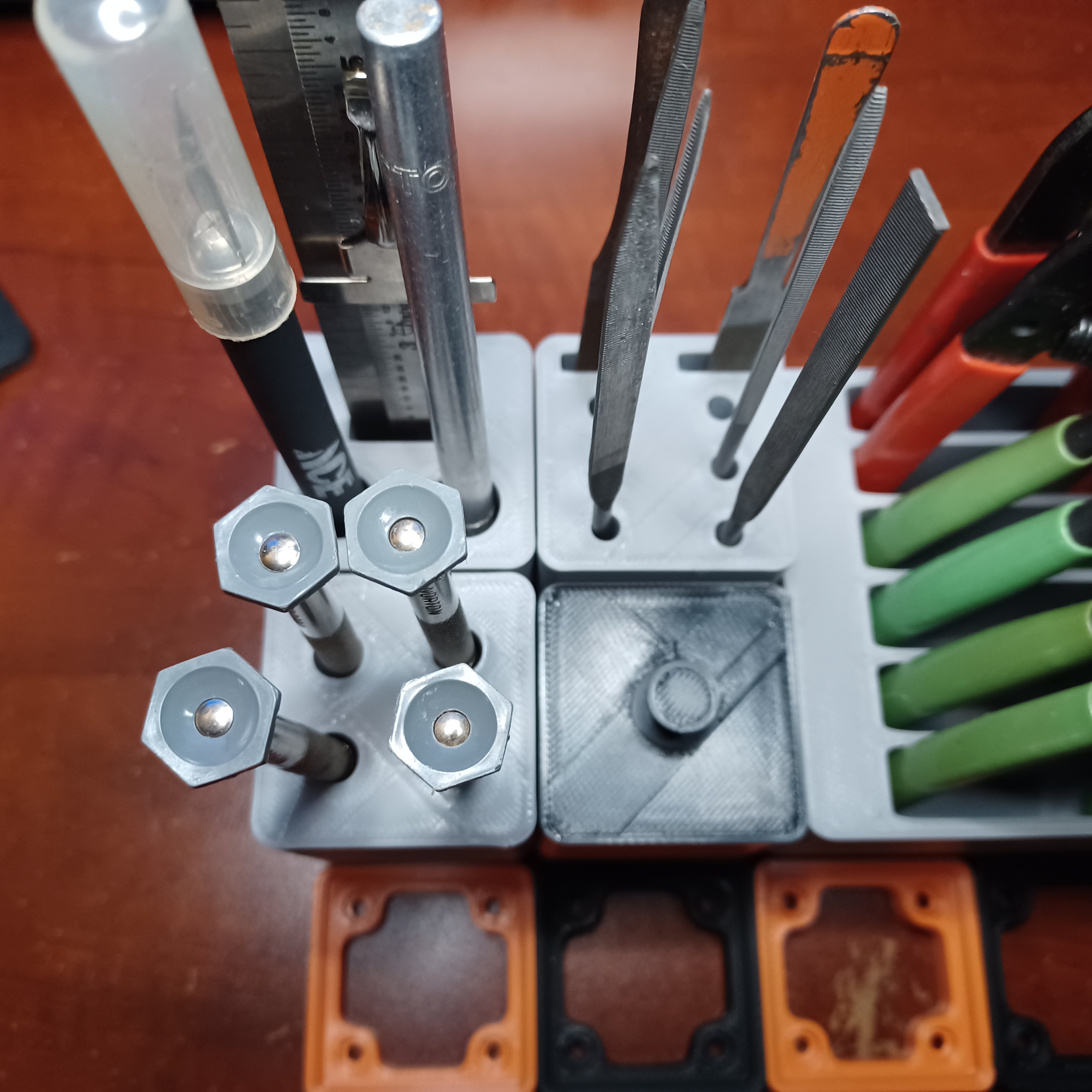 Gridfinity 1x1x8U Tool Holders by Jim | Download free STL model | Printables.com