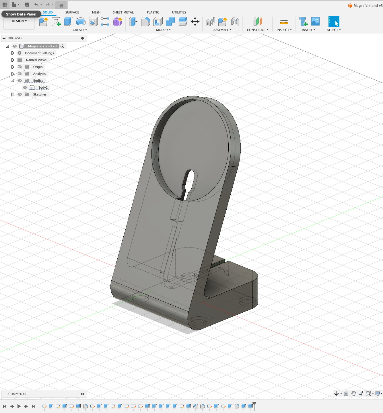 Magsafe charger stand (iPhone StandBy Mode) by Ilan Kushnir | Download ...