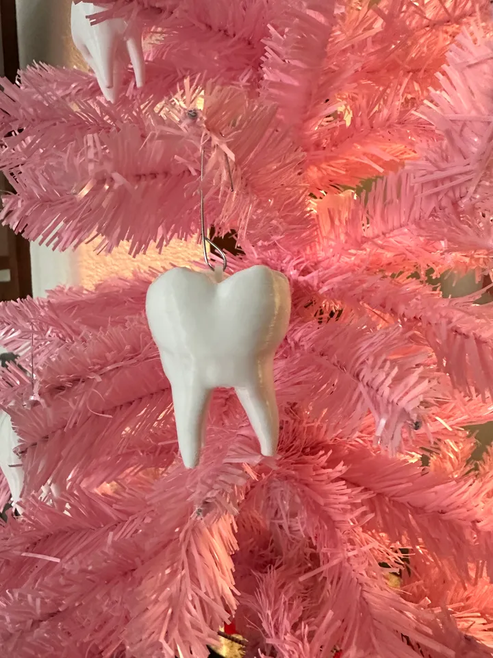 Tooth tree ornament by AD White | Download free STL model | Printables.com