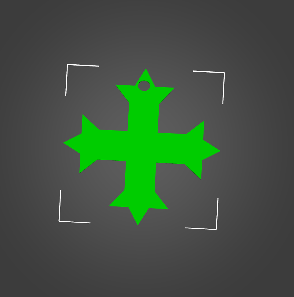 Coptic Cross for Key Chain by Asoryal | Download free STL model ...