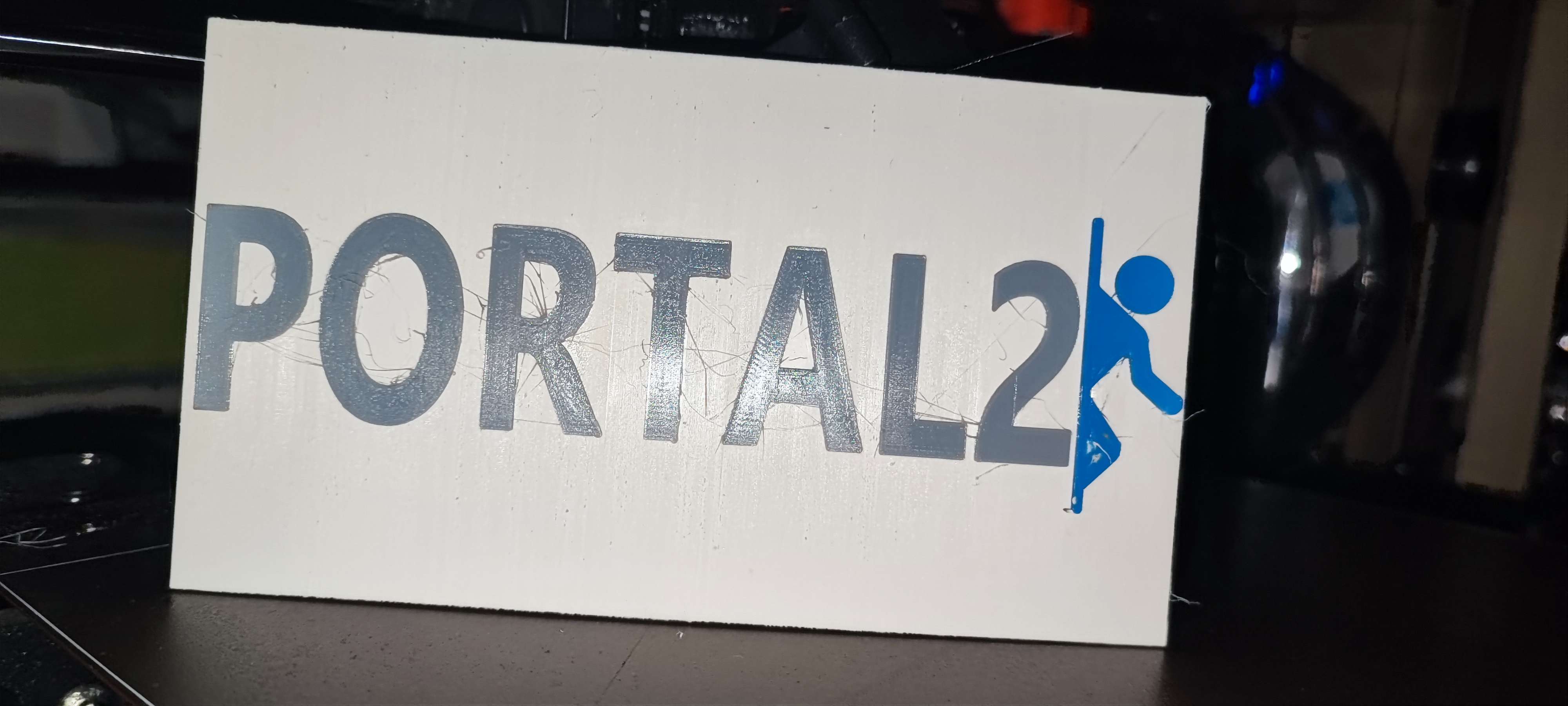 Portal2 logo by KenanAzE | Download free STL model | Printables.com