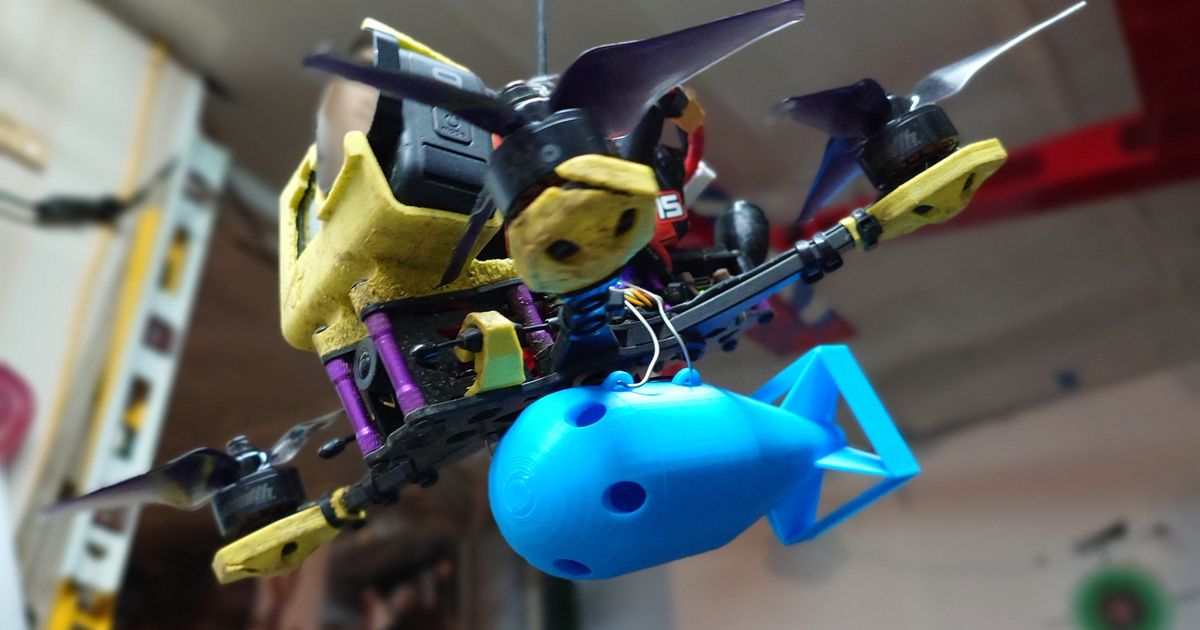 5-NOTE BOMB (for dropping) by Jeremy Boswell | Download free STL model ...