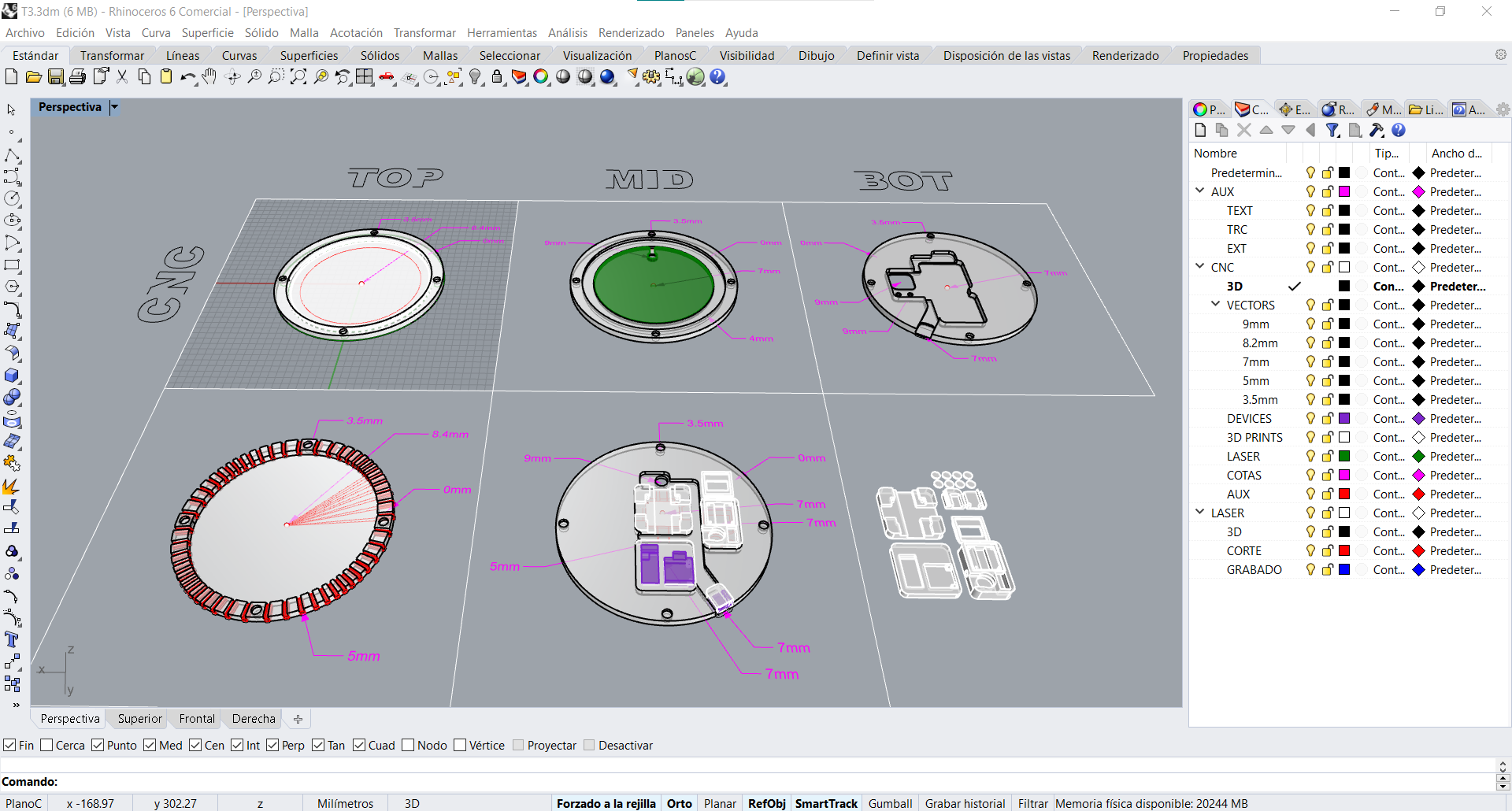 Time the time (T3) by sergiohft | Download free STL model | Printables.com