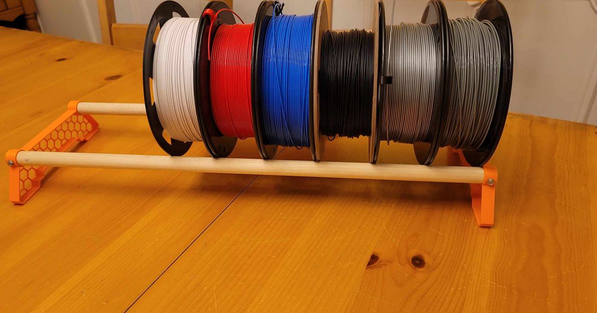 Desktop Filament Spool Holder by HWFreak70 | Download free STL model ...
